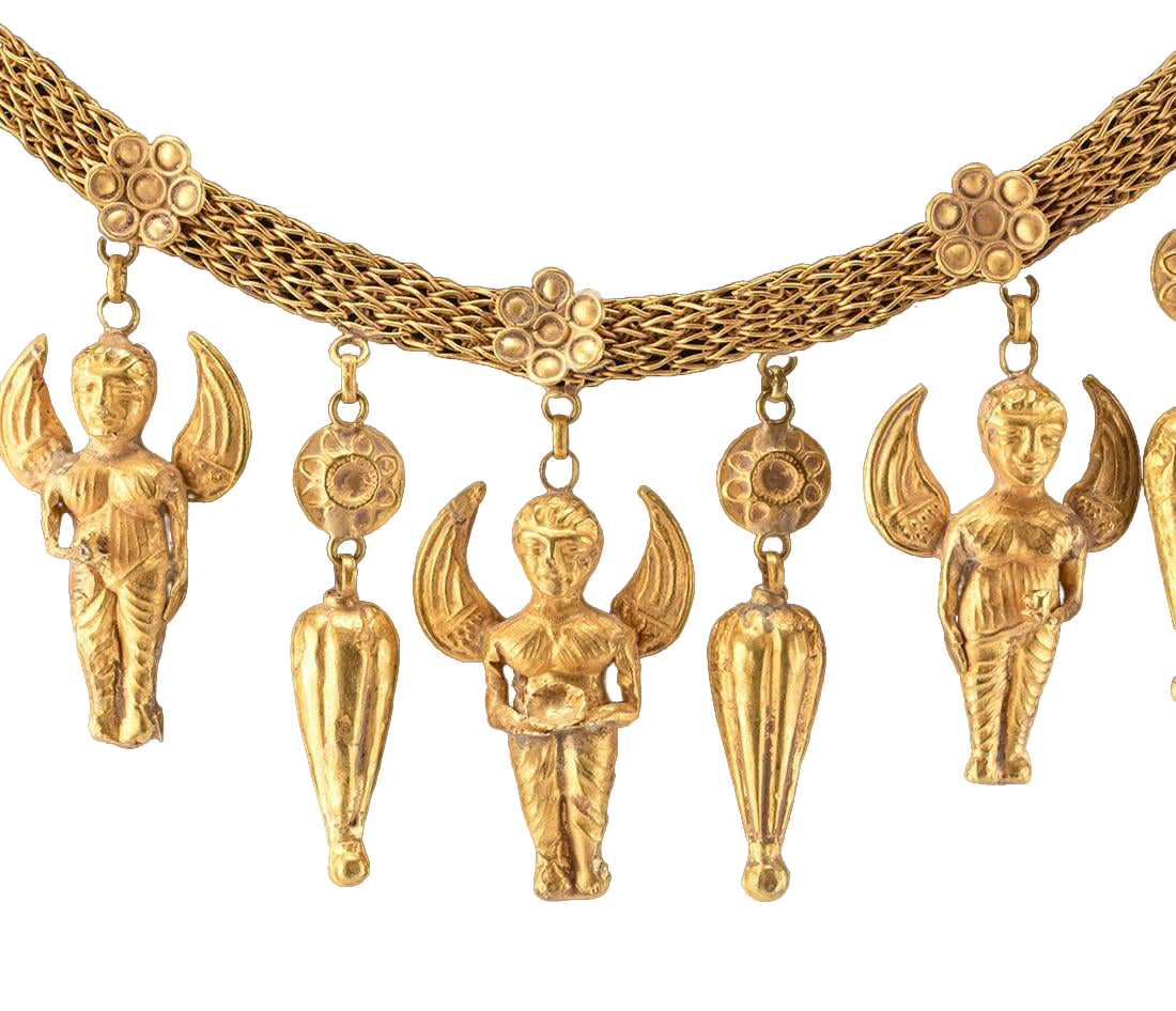Ancient Greek Gold Necklace w/ Stoetzer Report - Auction Daily