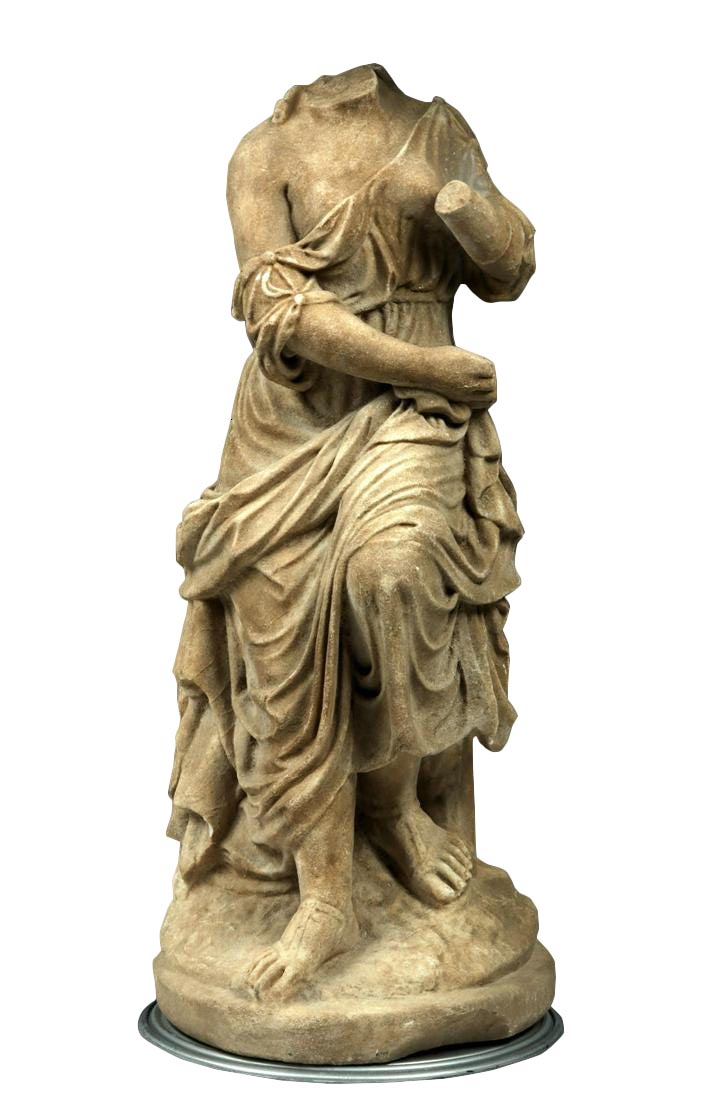 Tall / Elegant 18th C. Rococo Marble Statue of Goddess - Auction Daily