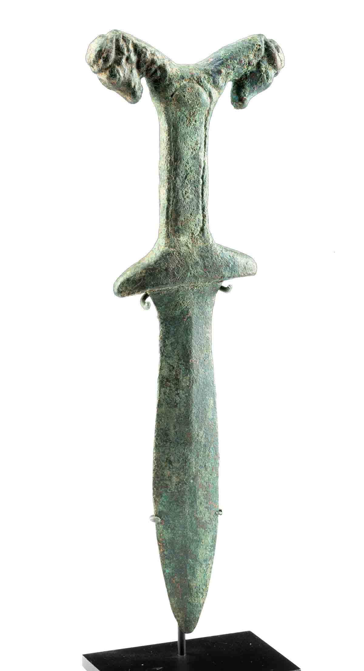 Amlash Copper Dagger with Animal Heads - Auction Daily