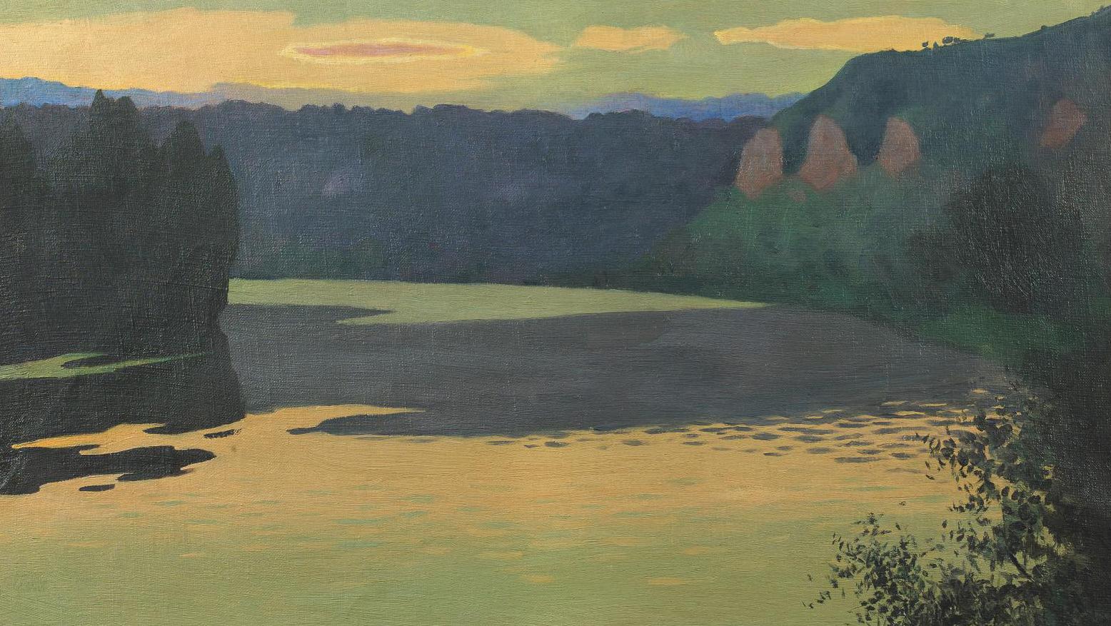Félix Vallotton: Seine Landscape in the Footsteps of Poussin - Auction ...